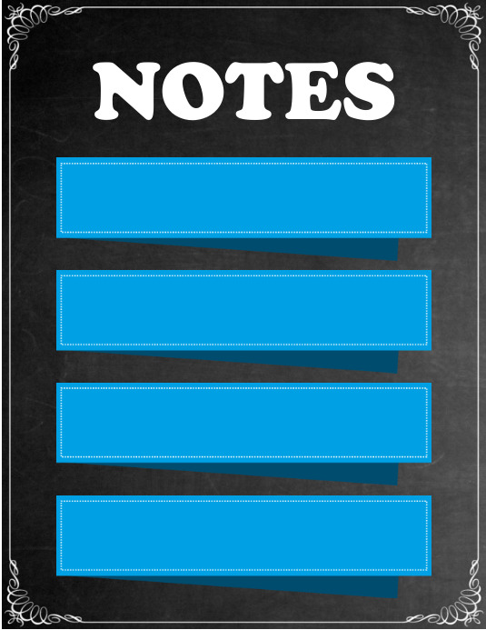 Notes Template | PosterMyWall