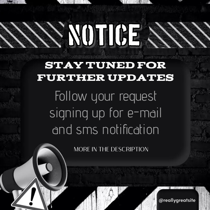 Copy of Notice | PosterMyWall