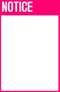 Plantilla de notice template | PosterMyWall