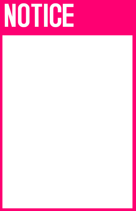 Plantilla de NOTICE | PosterMyWall