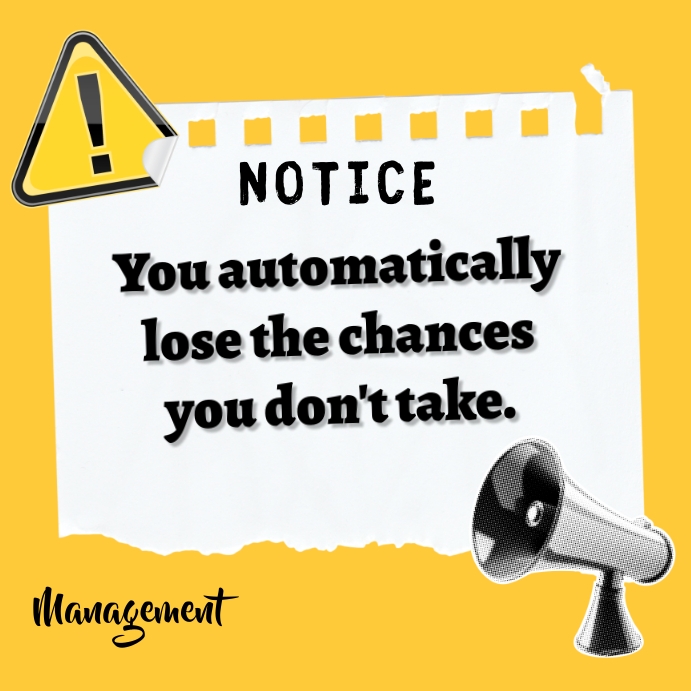 Copy of Notice Quote | PosterMyWall