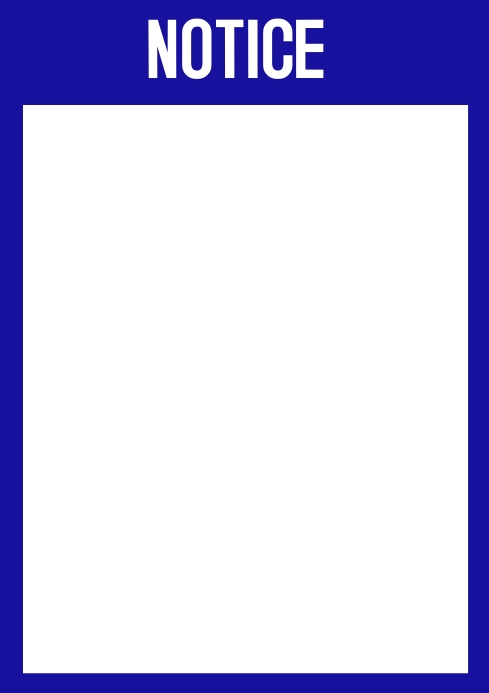 Copy of notice template | PosterMyWall