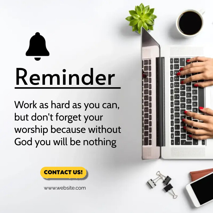 Notification alert posters Template | PosterMyWall