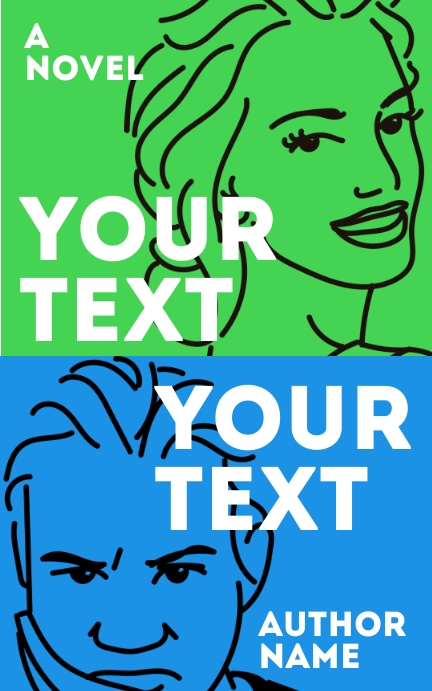 Novel book cover design template | PosterMyWall