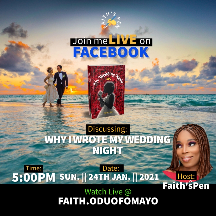 Novel facebook live stream Template | PosterMyWall