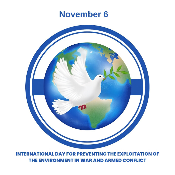 November 6 World Peace and Environment safety Template | PosterMyWall