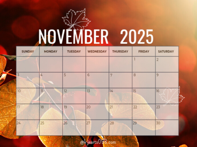 November Template | PosterMyWall