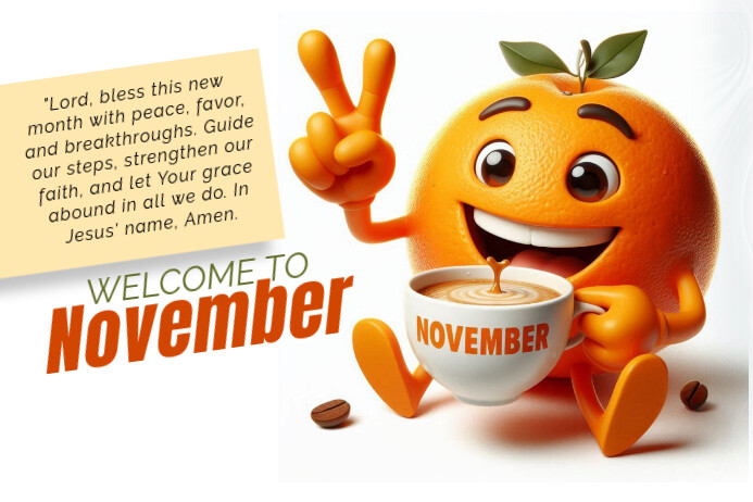 NOVEMBER Template | PosterMyWall