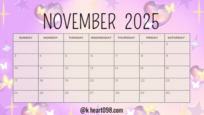 November Template | PosterMyWall