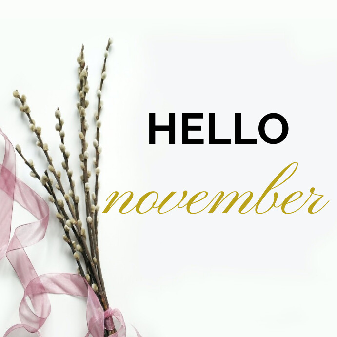 NOVEMBER Template | PosterMyWall
