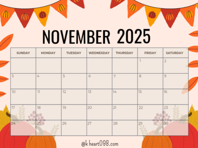 November Template | PosterMyWall