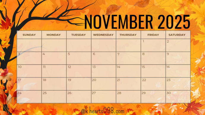 November Template | PosterMyWall