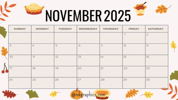 November Template | PosterMyWall