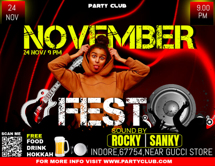 Copy of NOVEMBER FEST | PosterMyWall