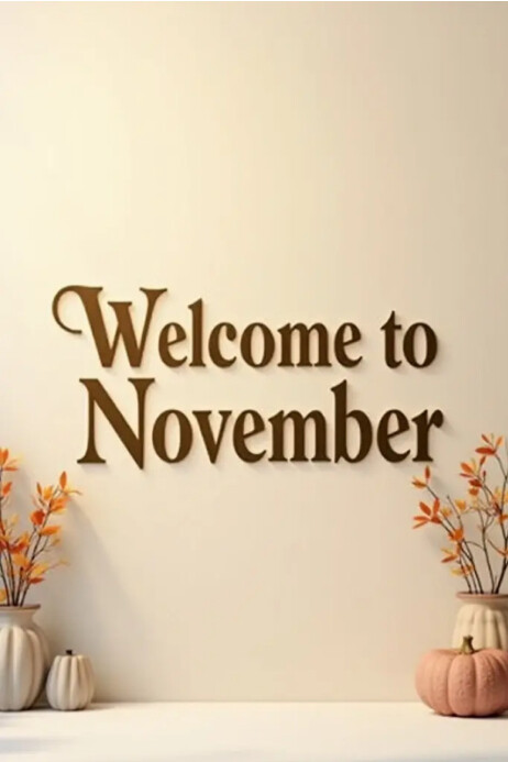 November flyer design Template | PosterMyWall