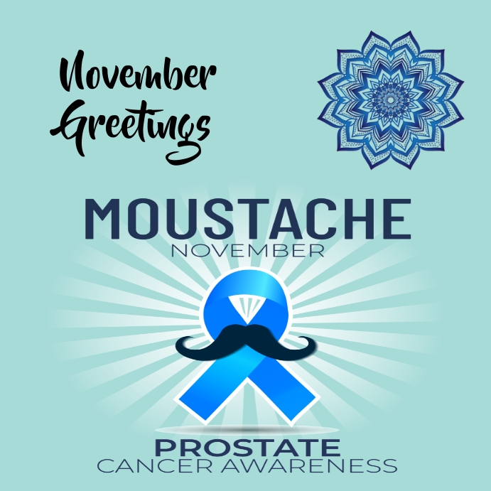 november greetings, prostrate cancer awarenes Template | PosterMyWall