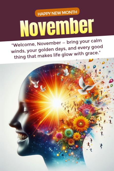 November greetings Template | PosterMyWall