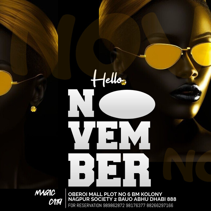 November month party Template | PosterMyWall