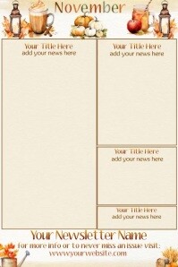 November Newsletter by Paula Template | PosterMyWall