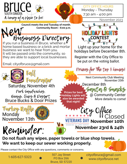 November Newsletter Template | PosterMyWall