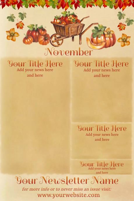 Copy of November Newsletter | PosterMyWall