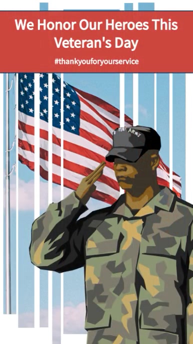 NOVEMBER Veterans Day (1) Template | PosterMyWall