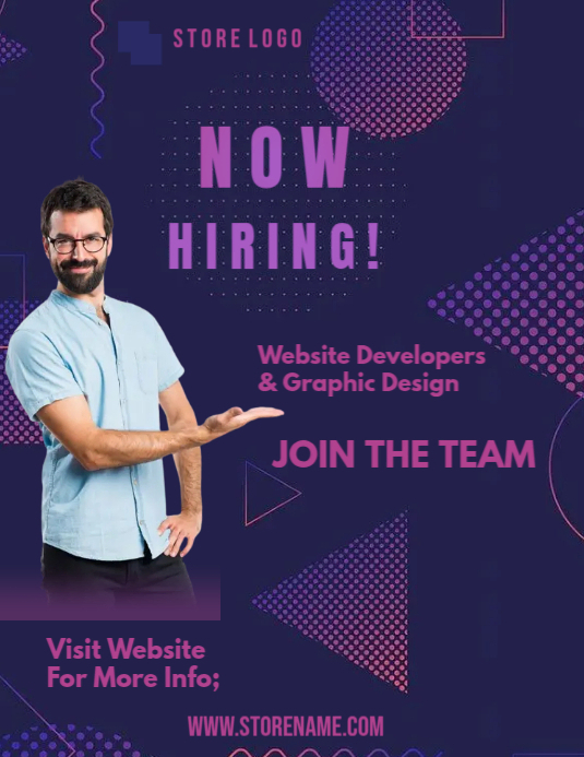 Now hiring Template | PosterMyWall