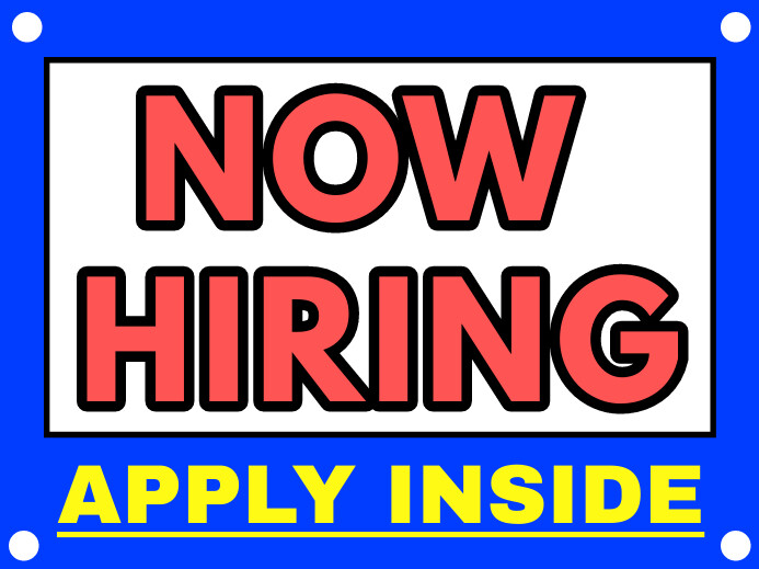 Now Hiring Template | PosterMyWall