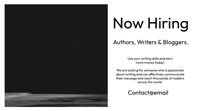 Now hiring video ad Template | PosterMyWall