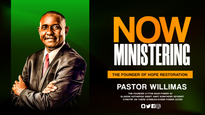 now ministering Template | PosterMyWall
