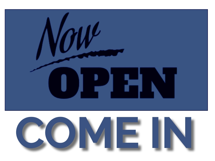 Now Open Come In Template | PosterMyWall