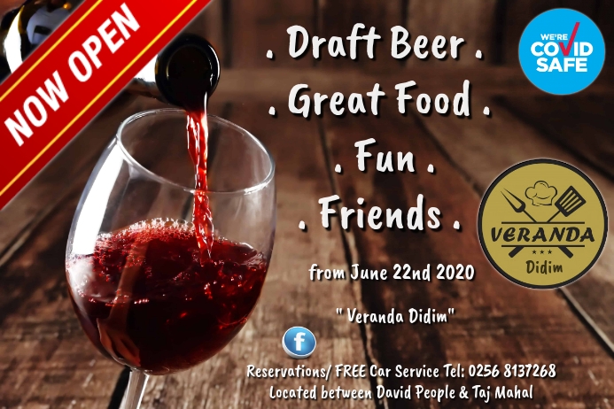 Now Open Draft Beer Template | PosterMyWall