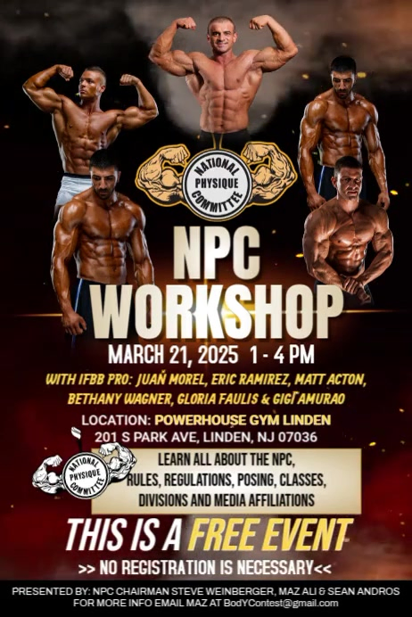 NPC Workshop Flyer Template | PosterMyWall