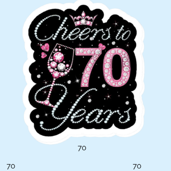 Number 70 Template | PosterMyWall