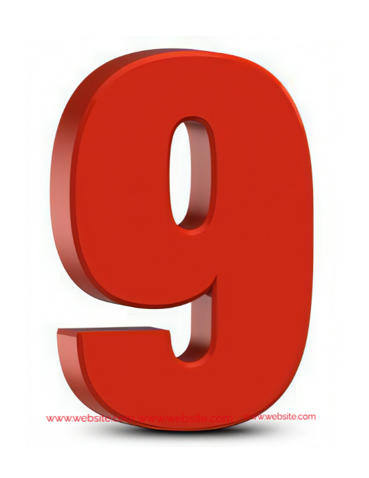 Number 9 Template | PosterMyWall