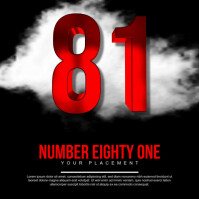 Number Eighty Template | PosterMyWall
