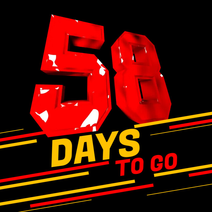 Plantilla de Número de Días Ocho | PosterMyWall