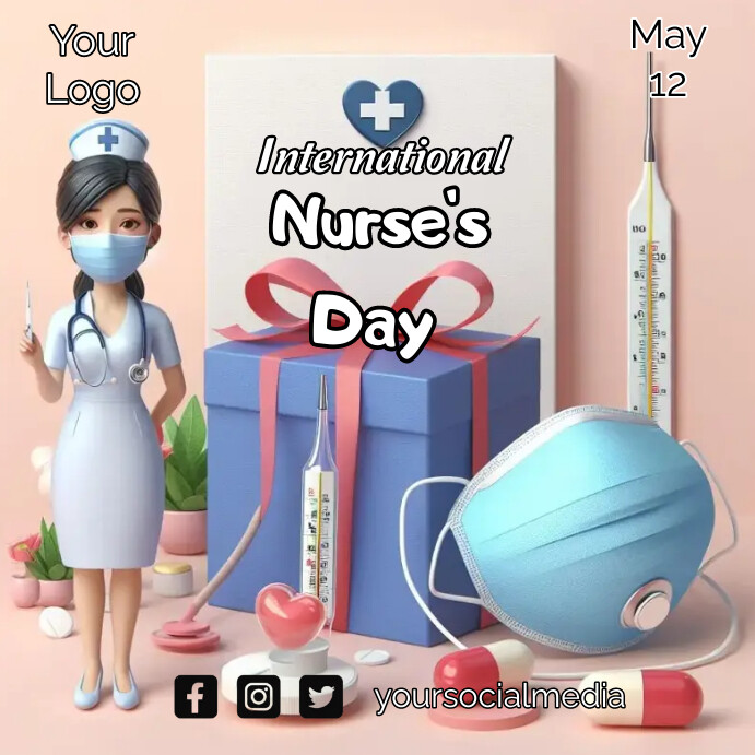 Nurse's Day Celebration Template | PosterMyWall