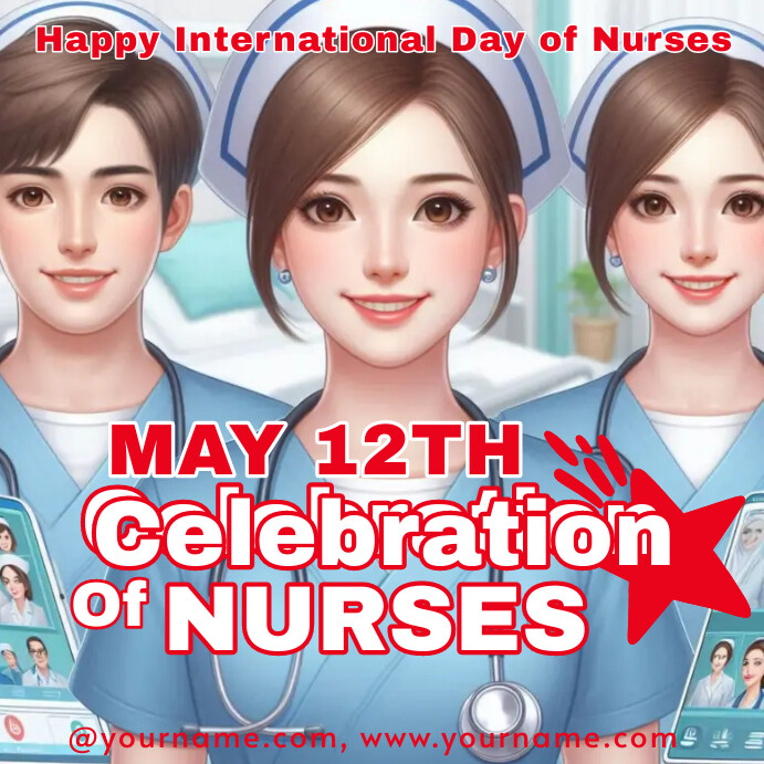 Plantilla de Nurse International Day Celebration Template | PosterMyWall