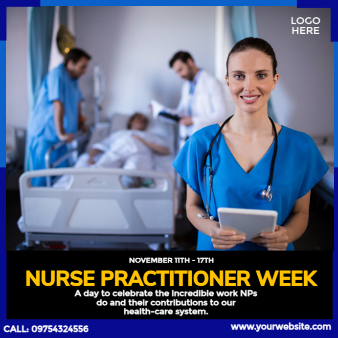 Nurse Practitioner Week Template | PosterMyWall
