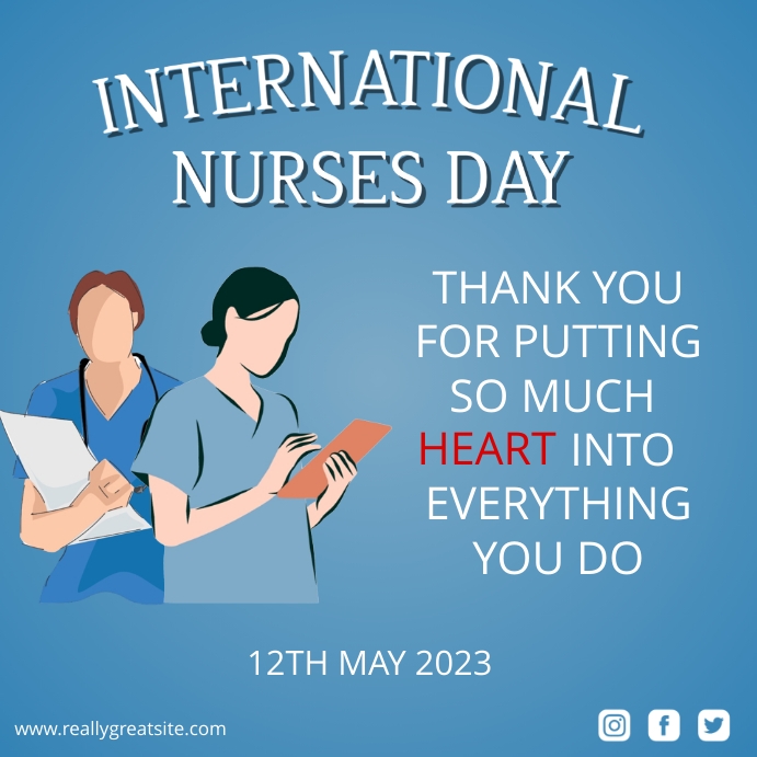 Plantilla de Nurses day Instagram post. | PosterMyWall