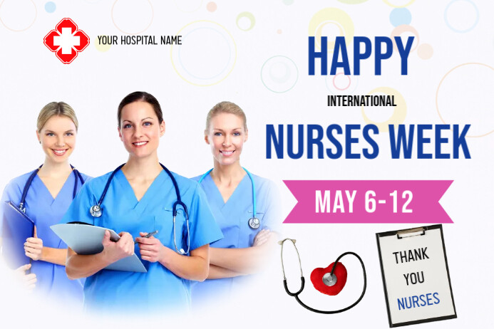 Nurses Week Flyer Design Template | PosterMyWall