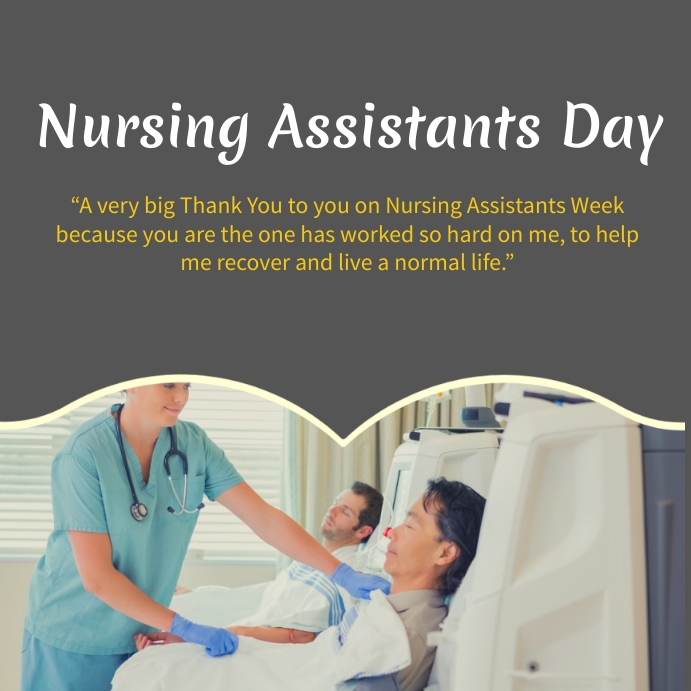 nursing assistants day Template | PosterMyWall