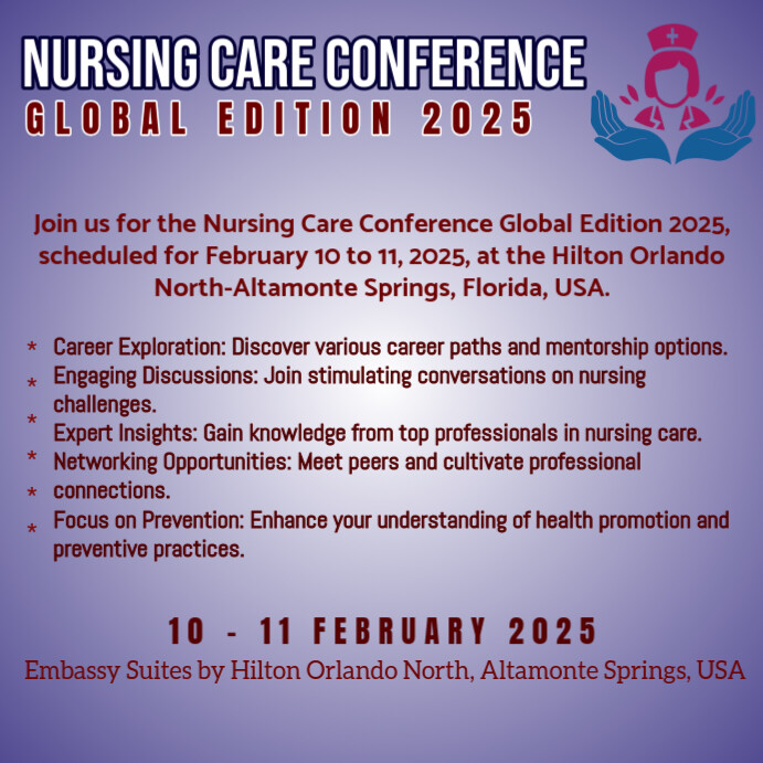 Nursing Care Conference-global Edition 2025 Instagram Post Template ...