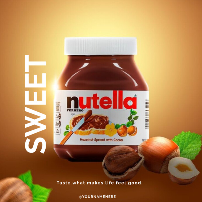 Copy of Nutella Flyer Instagram Post | PosterMyWall