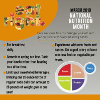 NUTRITION MONTH Template | PosterMyWall