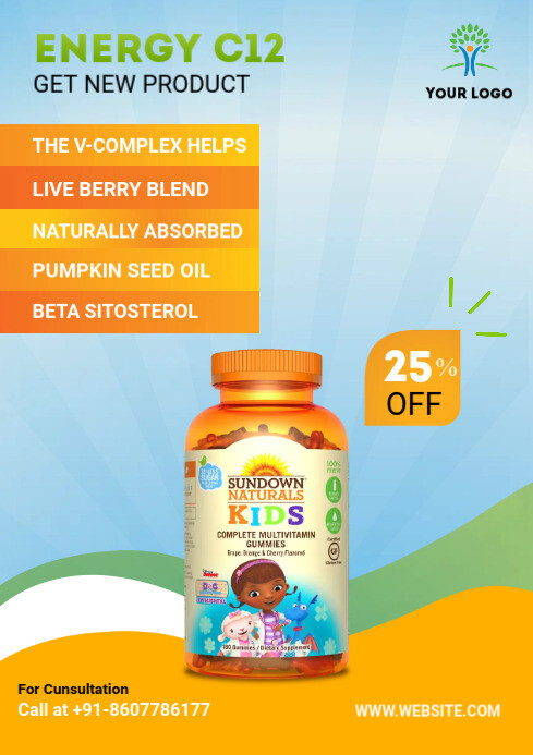 Nutritional Supplements flyer Template | PosterMyWall