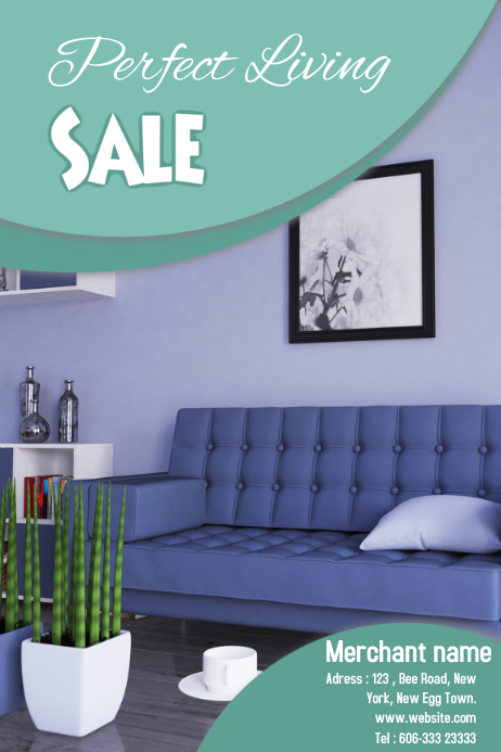 NY Perfect Live Deco Sales Flyers Template | PosterMyWall