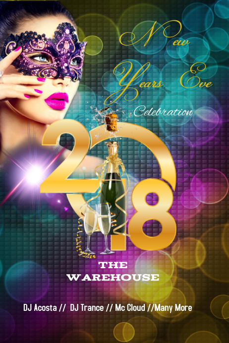 NYE 2017 Template | PosterMyWall