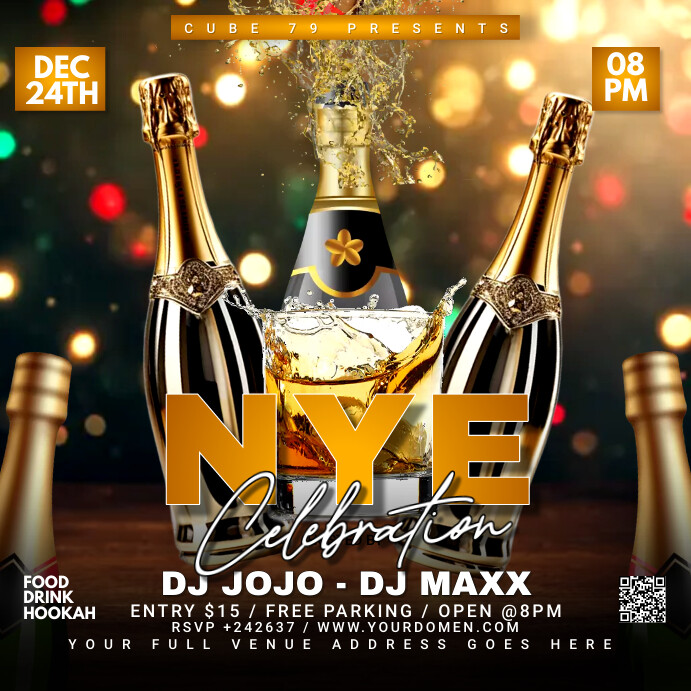 NYE celebration Template | PosterMyWall